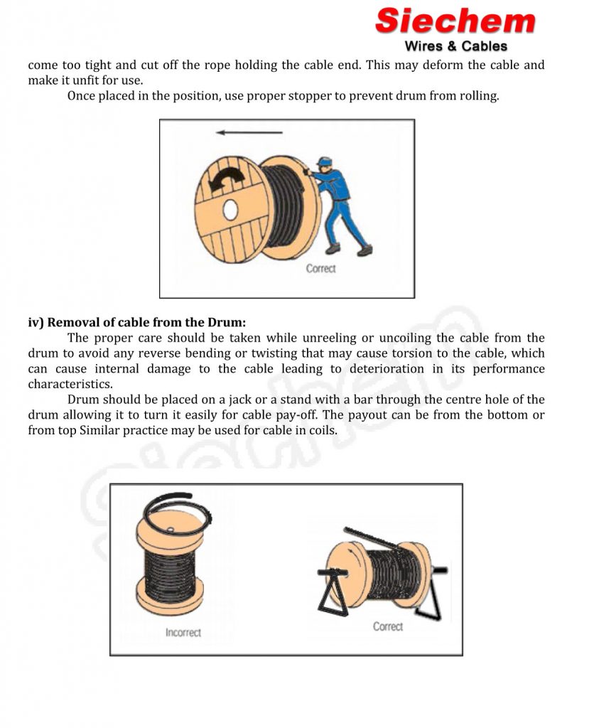 Cable Handling System - Siechem