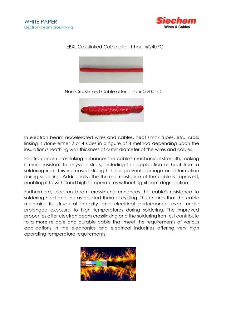 White Paper: Electron-Beam Crosslinking - Siechem