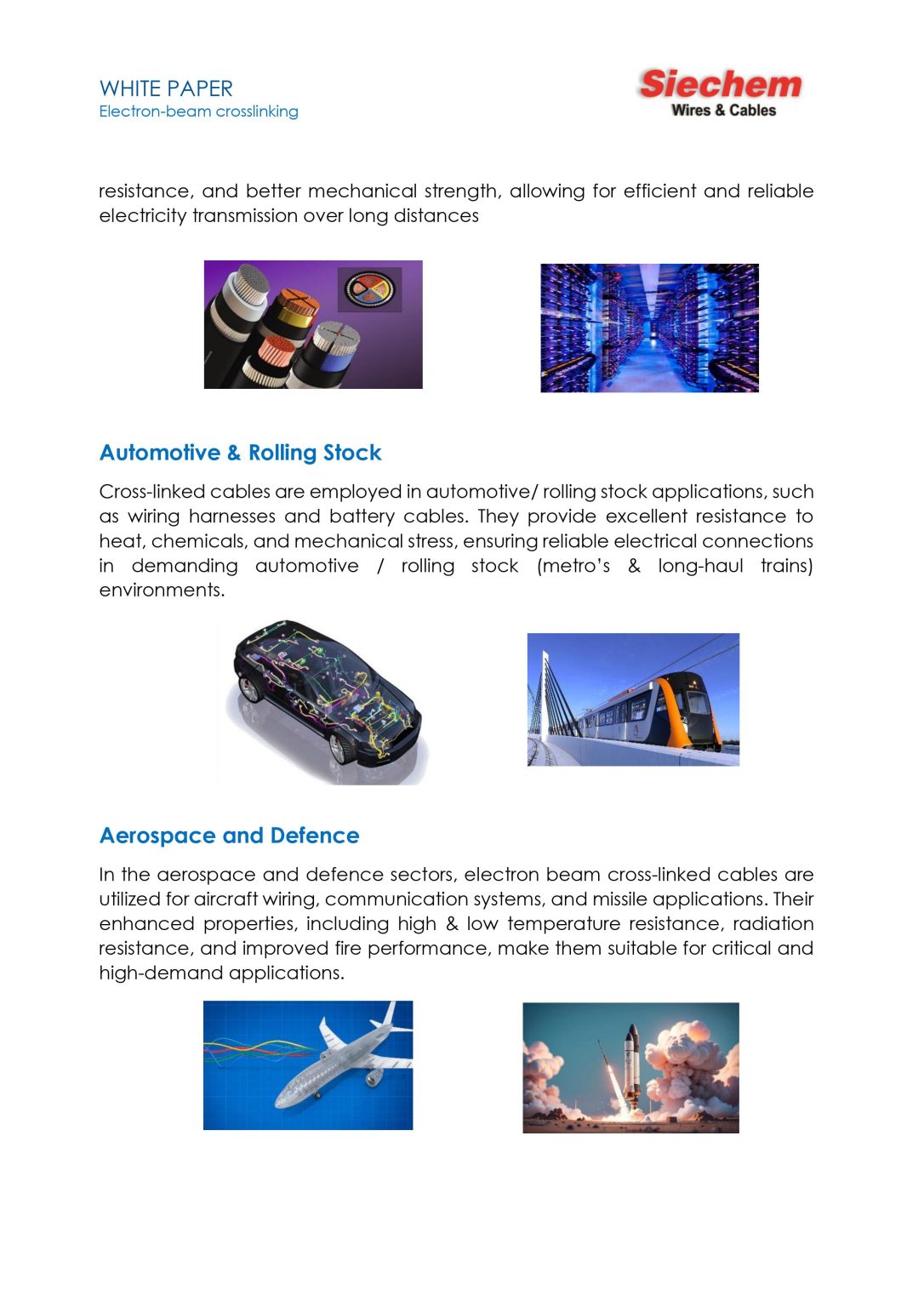 White Paper: Electron-Beam Crosslinking - Siechem