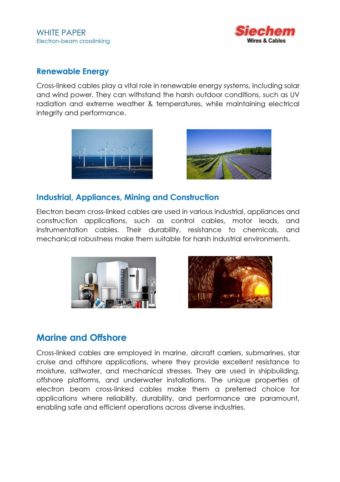 White Paper: Electron-Beam Crosslinking - Siechem